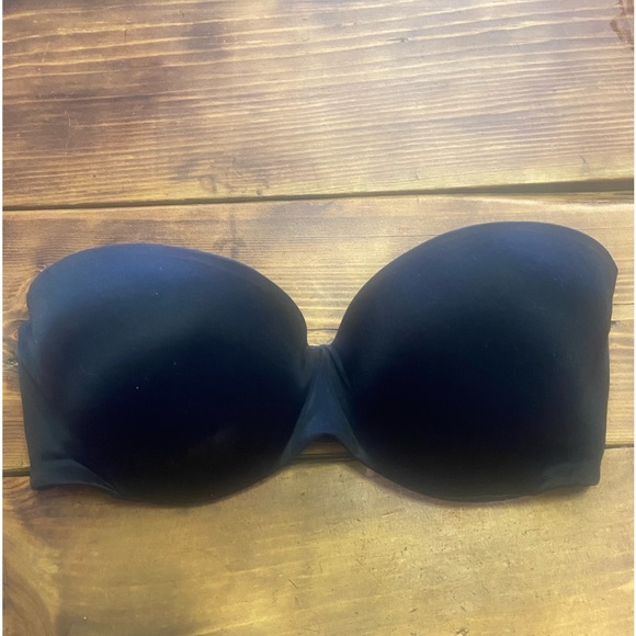 Ambrielle | Intimates & Sleepwear | Ambrielle Strapless Black Padded ...